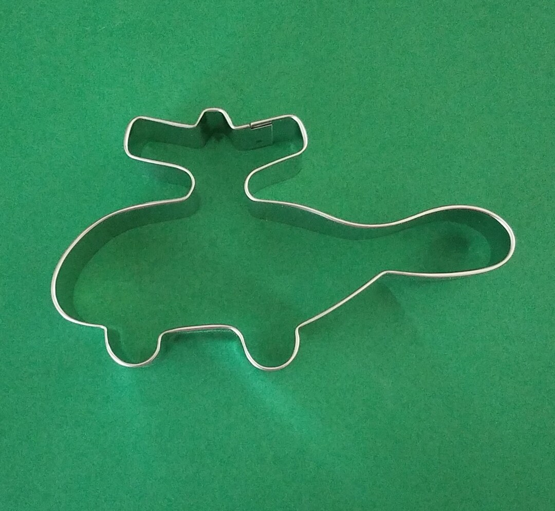 5" Helicopter Cookie Cutter Metal - Etsy