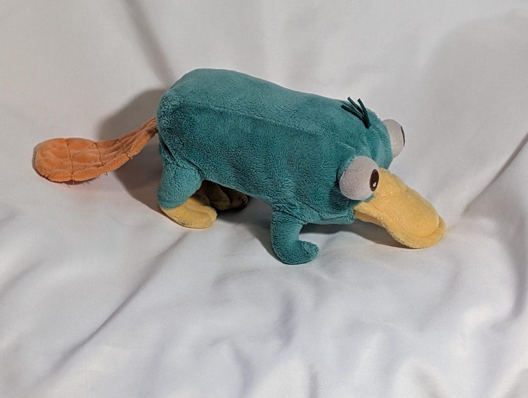 Disney Phineas & Ferb Perry the Platypus Stuffed Animal Plush 8" - Etsy