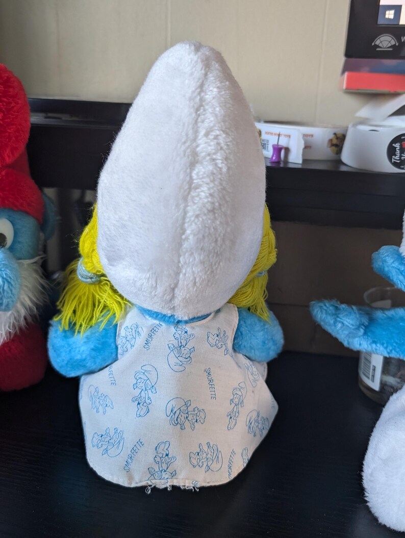 Vintage 1981 the Smurfs Plush Doll - Etsy