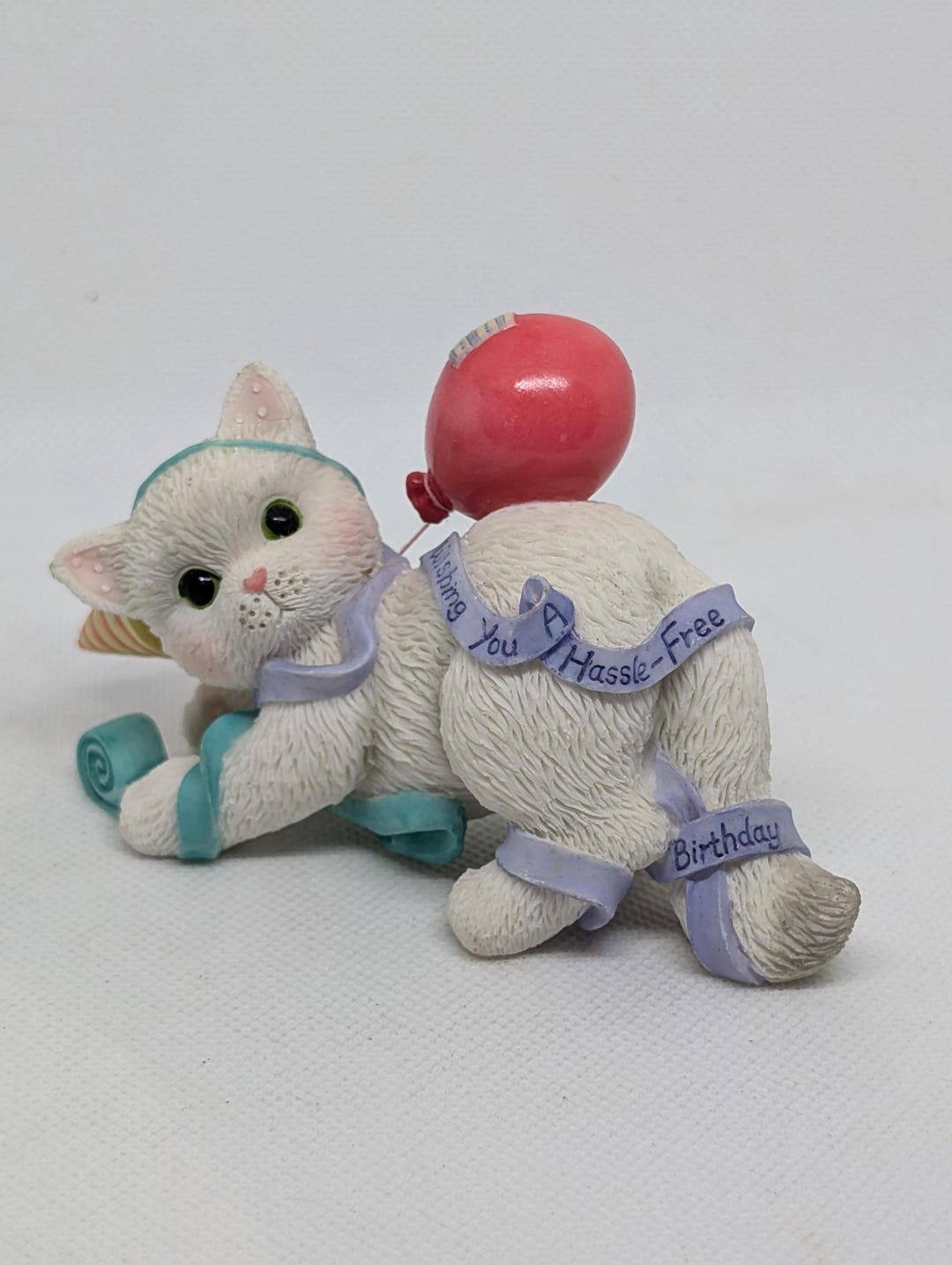 Enesco Calico Cat Figurine Wishing You a Hassle-free Birthday - Etsy