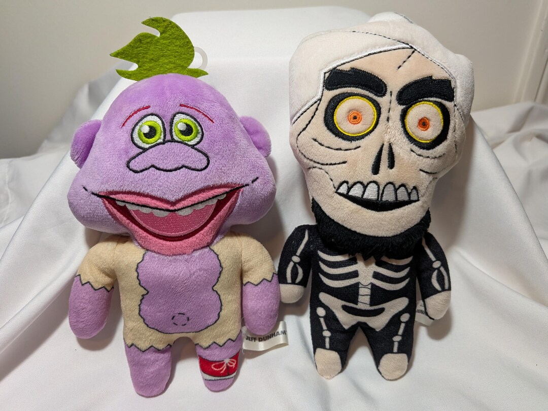 Jeff Dunham Peanut & Achmed Plush Set – 8" Comedy Dolls - Etsy