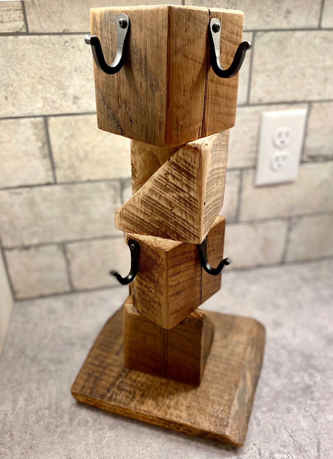 Barn Beam Mug Stand/holder - Etsy