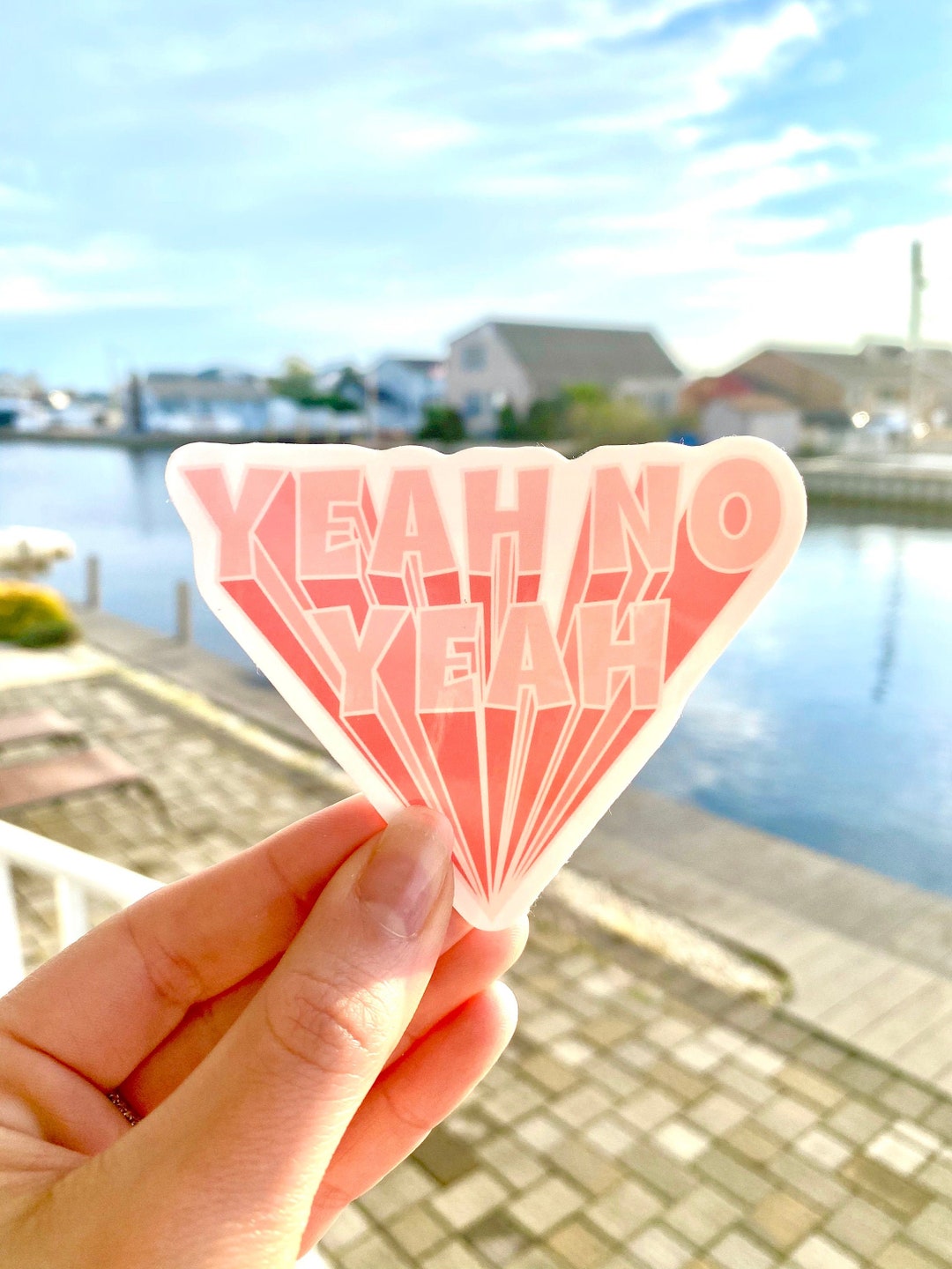 Yeah No Yeah Sticker, Funny Viral Sticker, Uhm...no, Tiktok Sticker ...