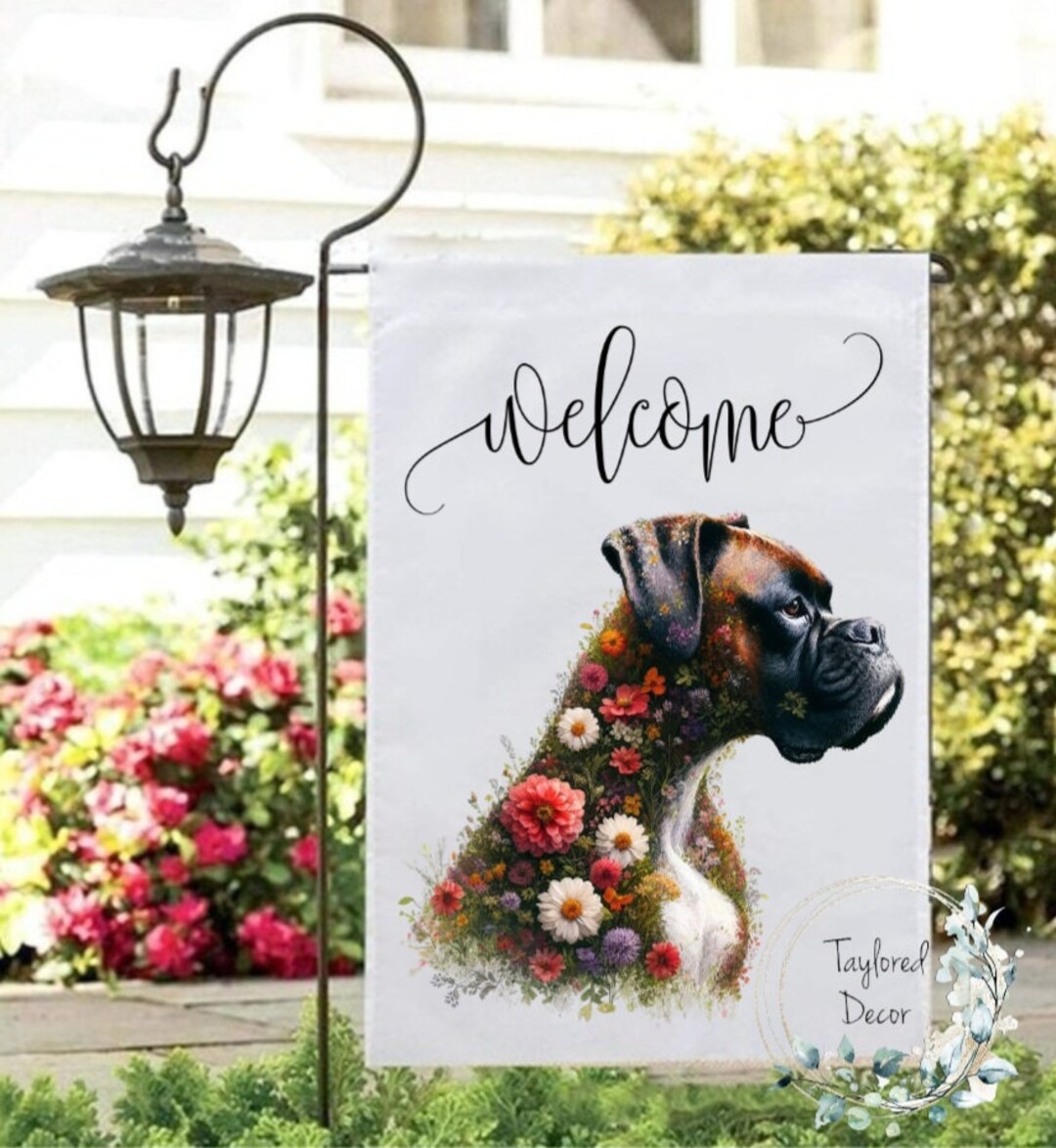 Boxer Dog Garden Flags - Etsy