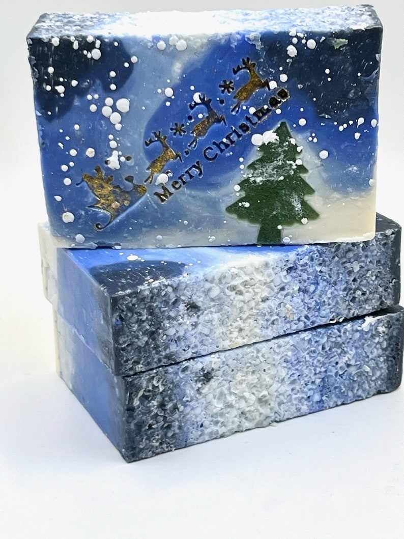 Handmade Soap | Christmas Soap | Christmas Night Soap | Christmas Gift ...