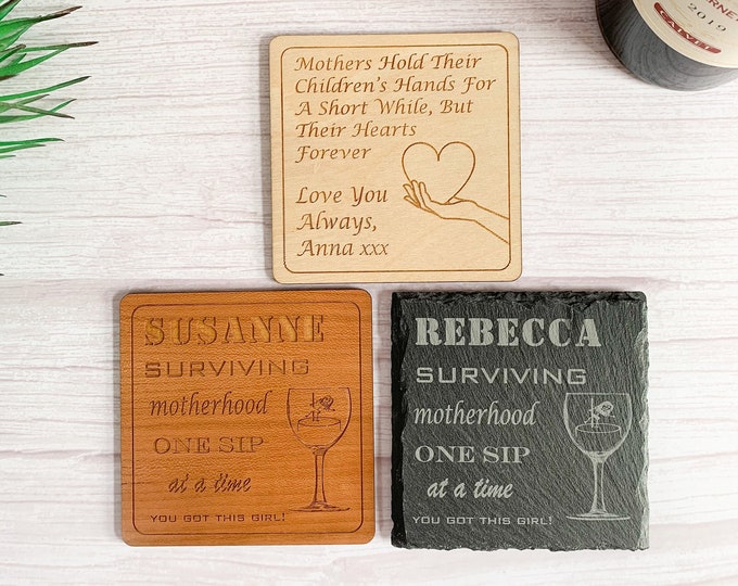 Car Coaster, Mothers Day Gift, My Mother My Best Friend, Gift for Mom ...