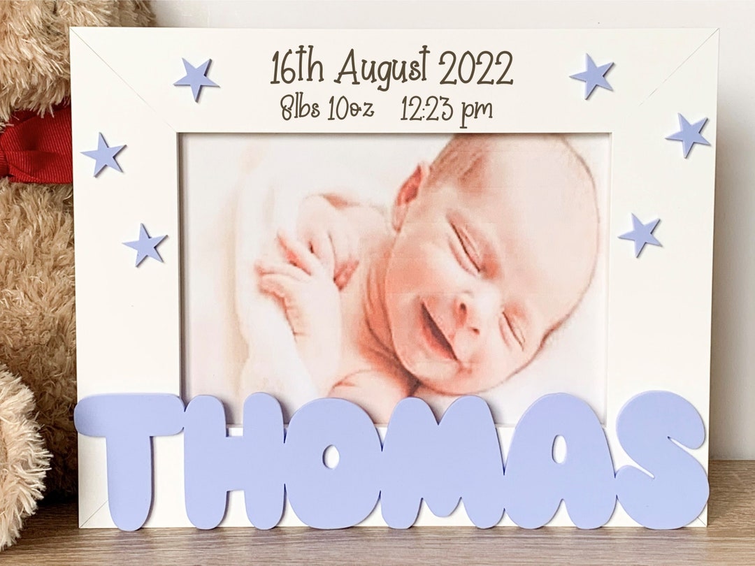Personalised New Baby | Photo Frame | Baby Frame | Newborn Baby Gift ...