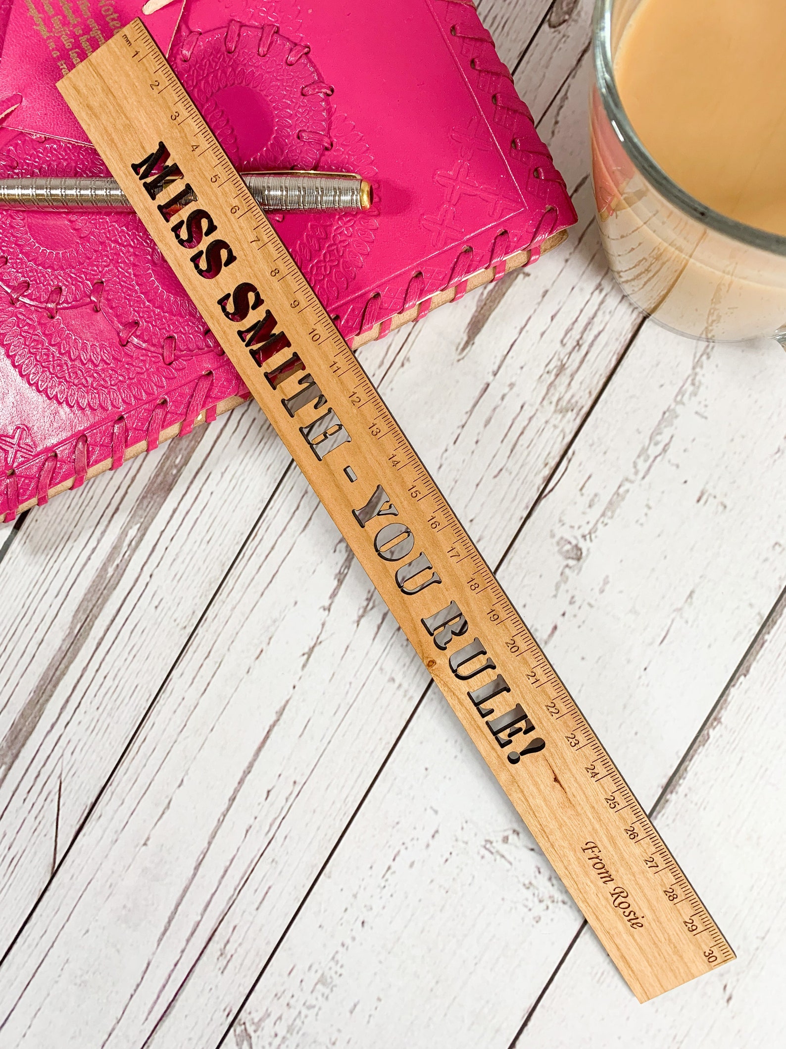 Personalised Teacher Ruler Teacher Gift 30cm Personalised - Etsy UK