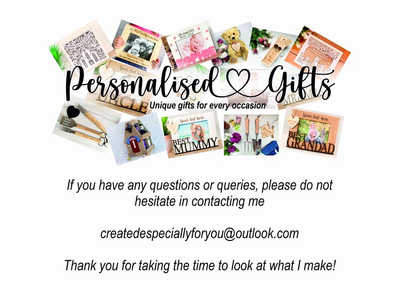 Personalised Grandad Photo Frame | Granddad Frame | Happy Birthday ...