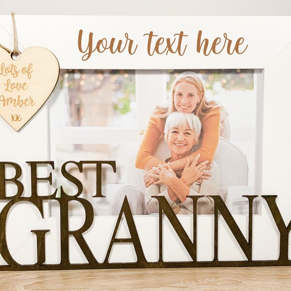 Granny Personalised Photo Frame - Etsy