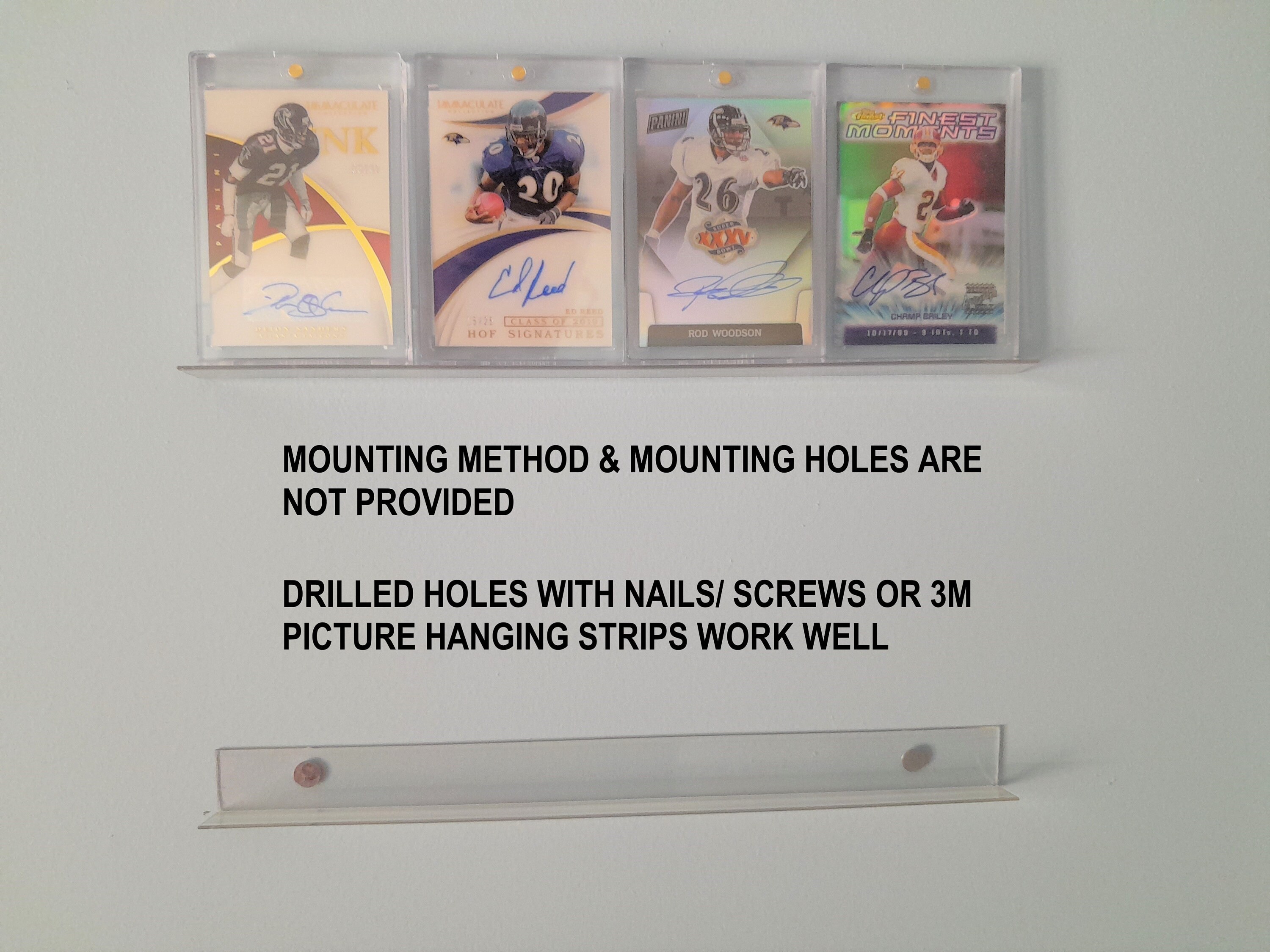 Graded Slabs & ONE TOUCH Trading Card Display Floating Shelf Displays ...