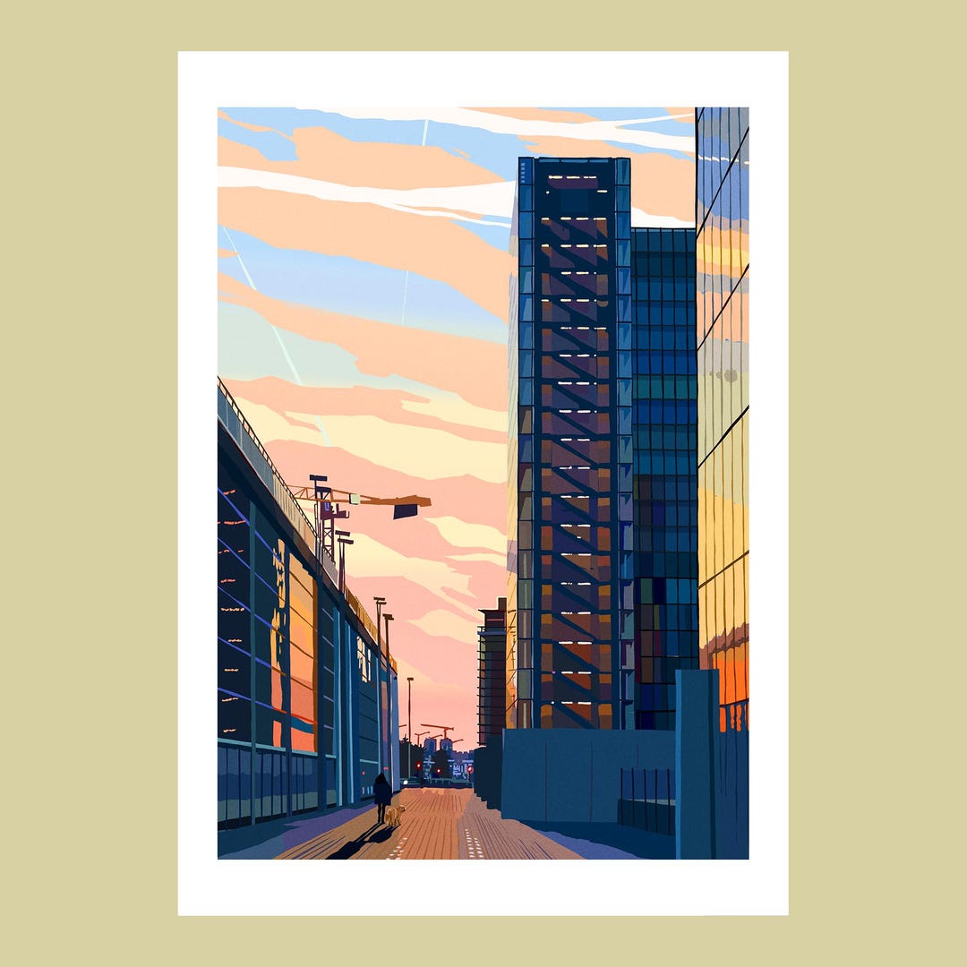Illustration BNF and MK2 Art Print A4 A3 or B2 - Etsy Australia