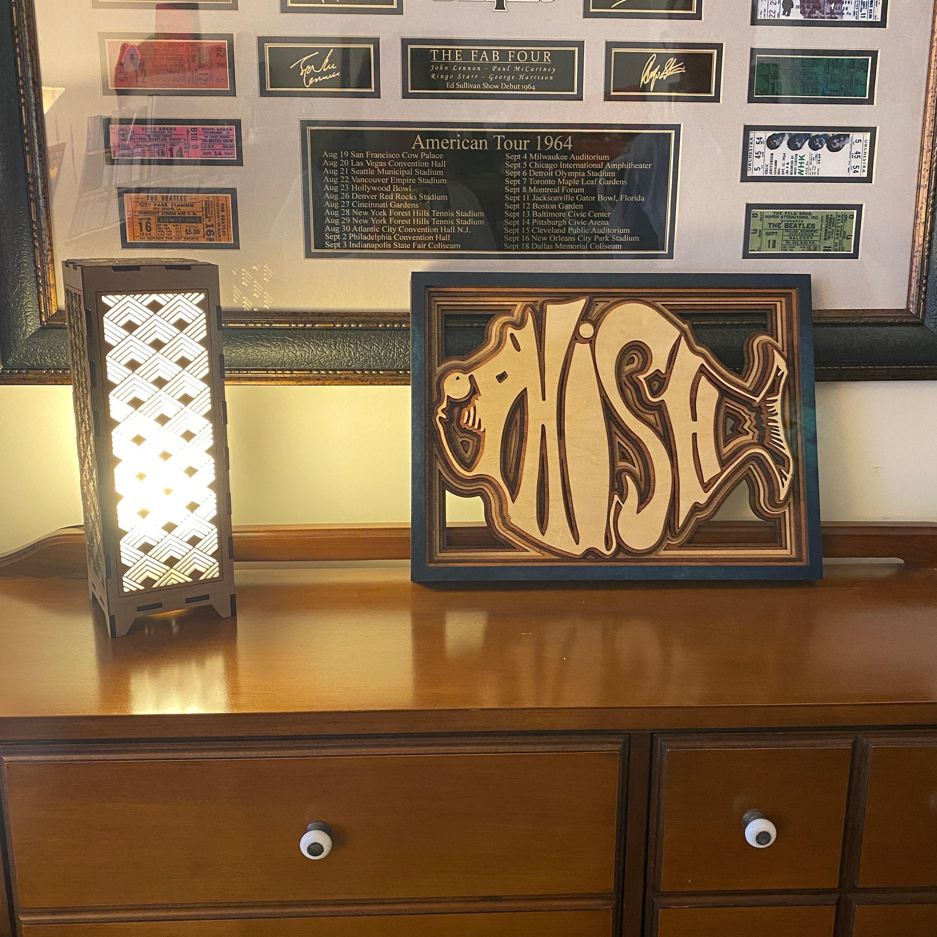 Phish Inspired 9-layer 3D Artwork With 5 Different Woods for - Etsy