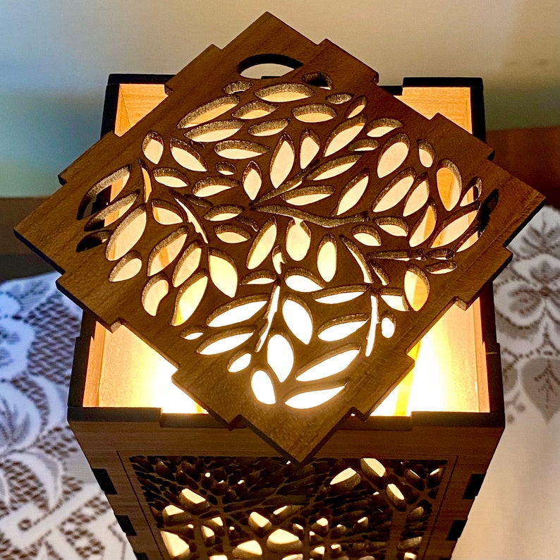 The Trees XL Wood Table Lamp 14 Extra Large Light Box - Etsy