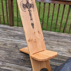 Handcrafted Viking/stargazer/camping Chair. - Etsy