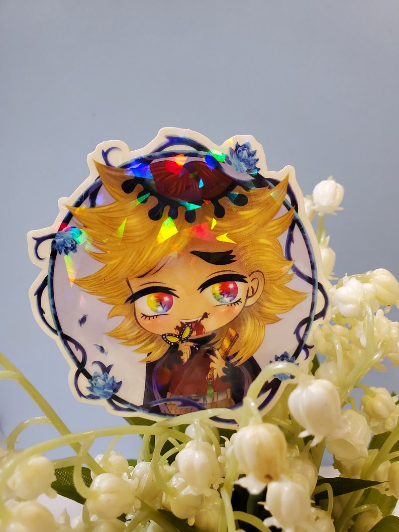 Demon Anime Slayer Sticker Douma - Etsy