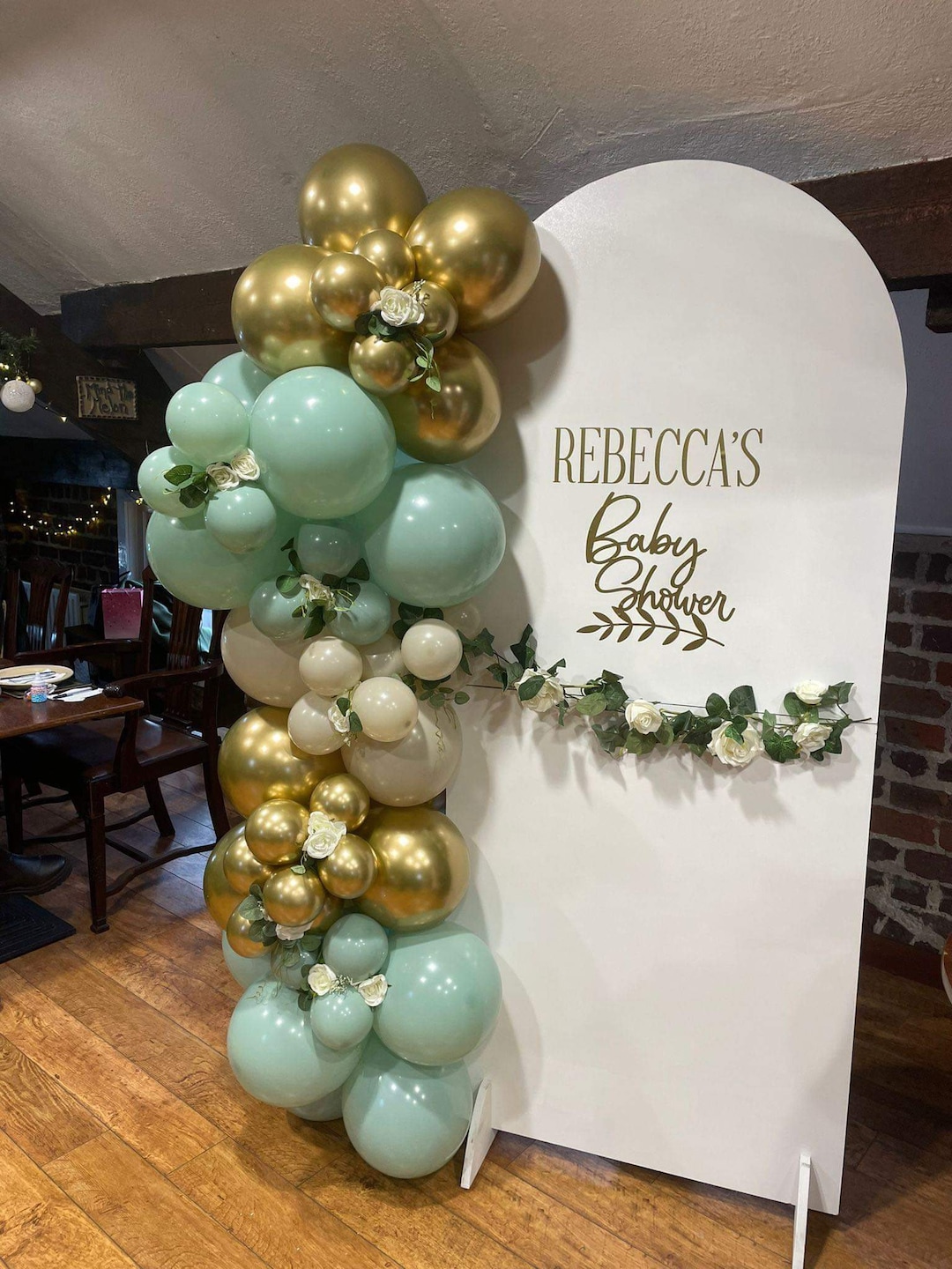 Personalised Sailboard With Balloons (hire - Price is Deposit Only ...