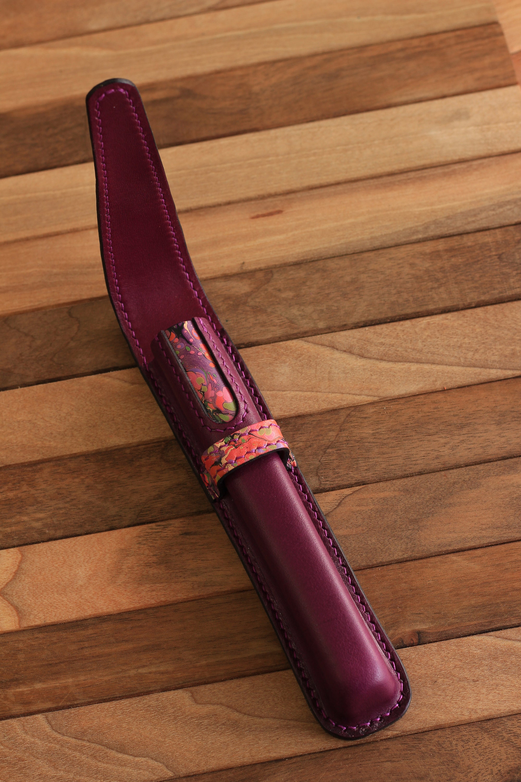 Fountain Pen Case Single Pen Luxury Pen Case Marbled - Etsy