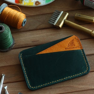 Trout Leather Card Holder,fisherman Gift, Leather Craft Trout ...