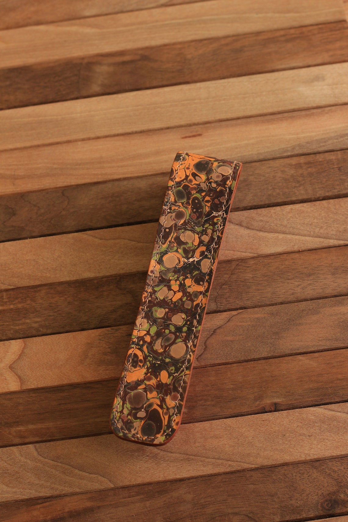 Fountain Pen Case Single Pen Luxury Pen Case Marbled | Etsy