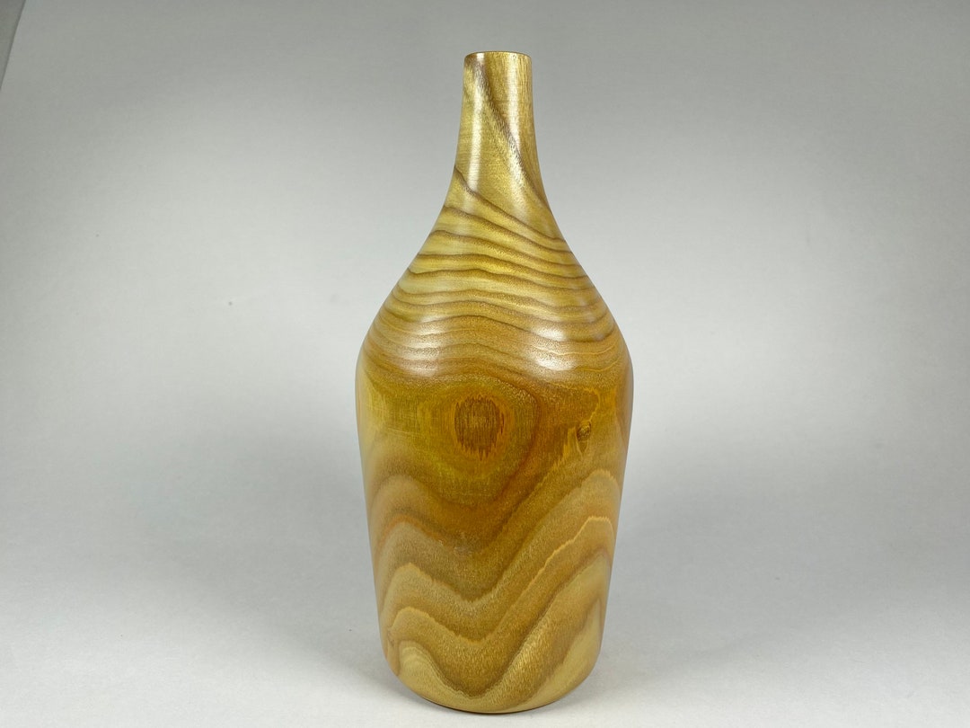 Twig Pot Weed Pot Bud Vase Wood Turned Vase Salvaged Wood - Etsy