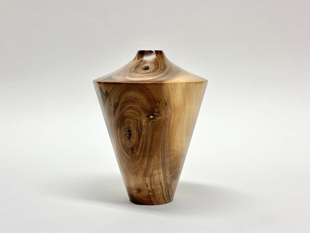 Twig Pot, Weed Pot, Wood Turned Vase, Dry Flower Vase, Reclaimed Wood ...