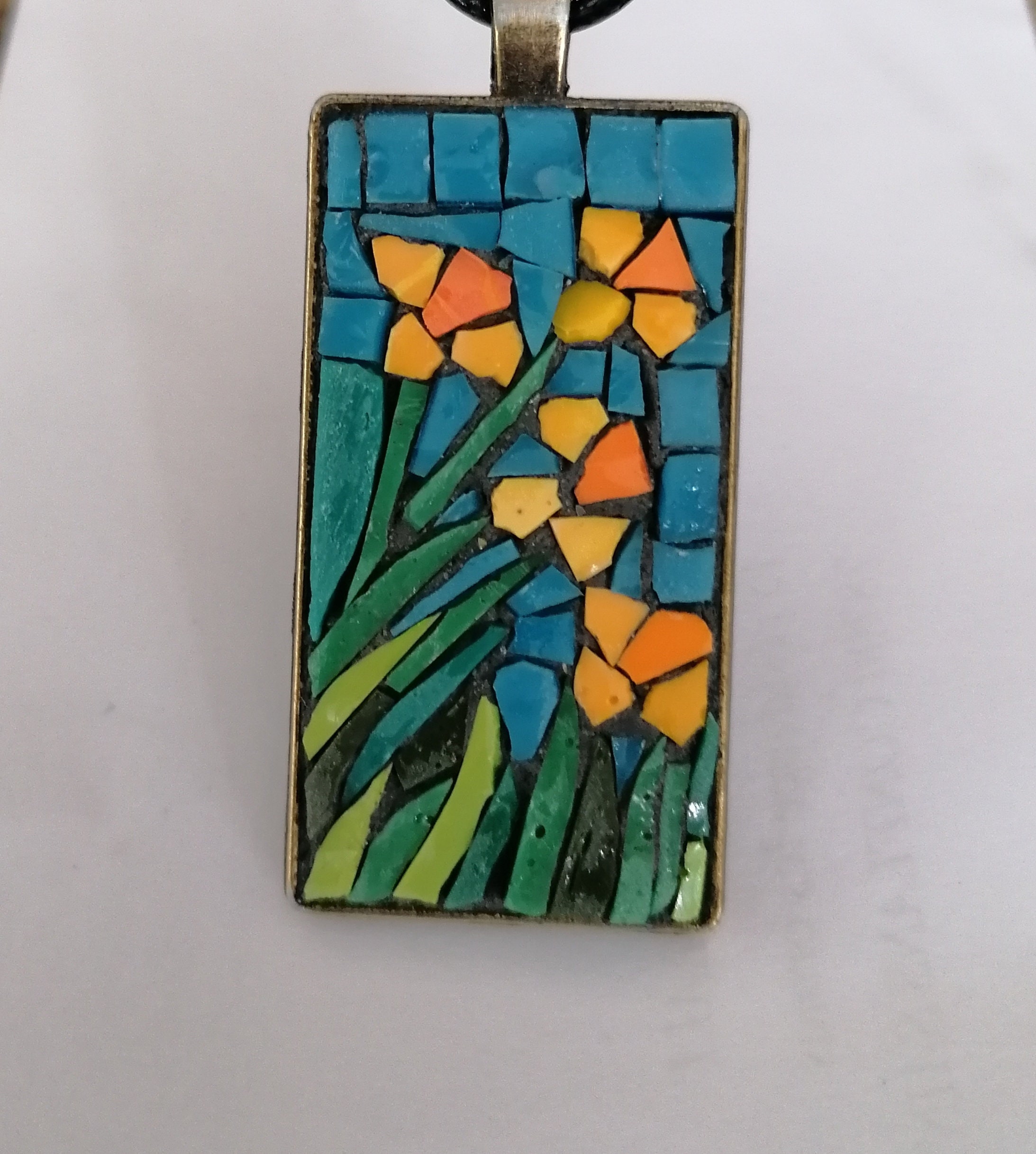 Micro Mosaic Pendant - Etsy