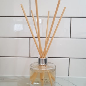 Reed Diffuser, Strong Scented, Non-toxic, Fibre Reeds, Premium ...