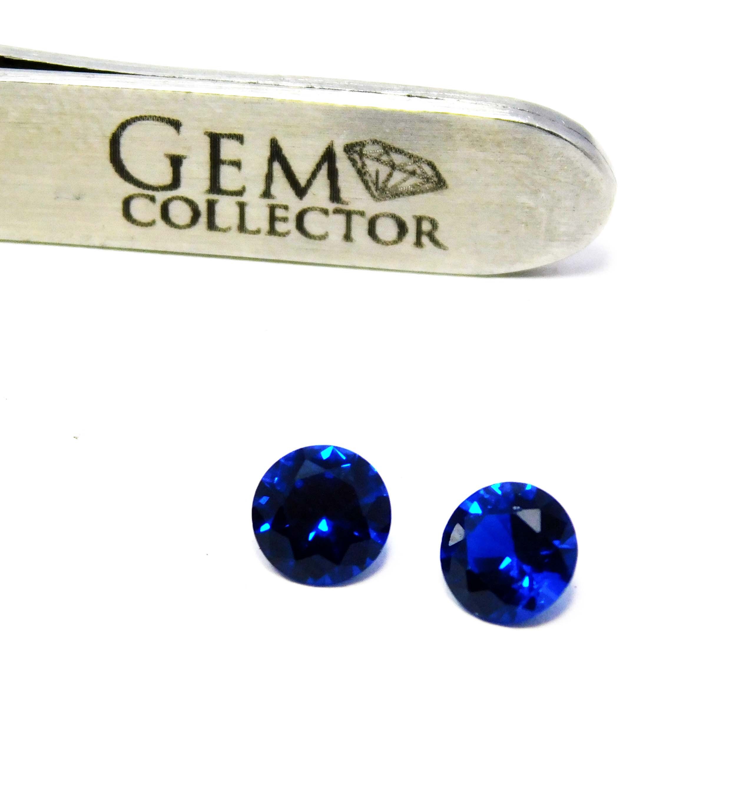 5x5 Mm Natural Certified Arkansas Glossy Blue Benitoite - Etsy