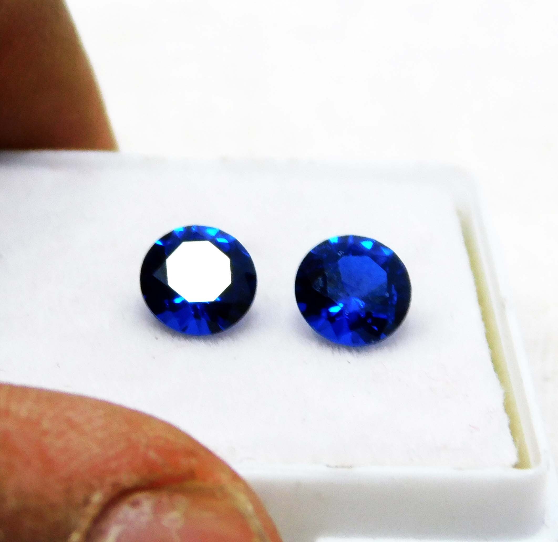 5x5 Mm Natural Certified Arkansas Glossy Blue Benitoite - Etsy