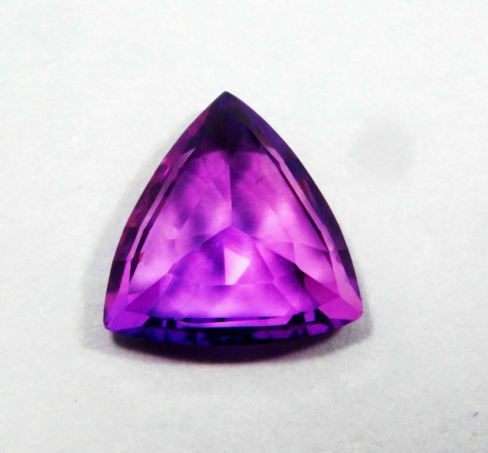 4 Ct Natural Certified TAAFFEITE Velvet Purple Pink Trillion - Etsy