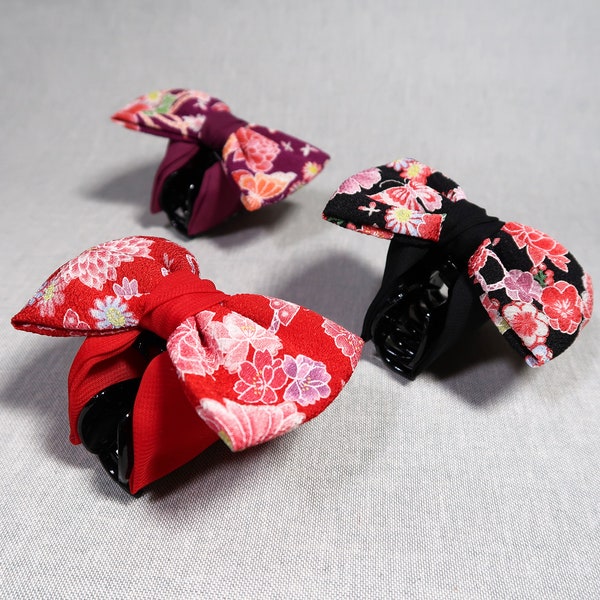 Ribbon Hair Clip - Etsy