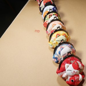 Japanese Cat Coin Purse - Etsy