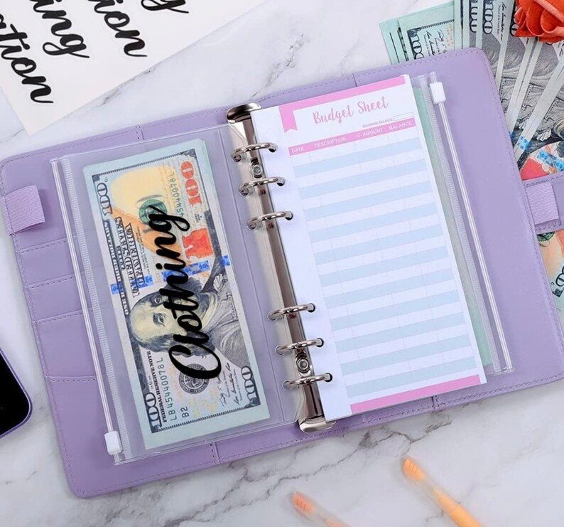 CUSTOM Budget Binder for CASH Savings - Etsy