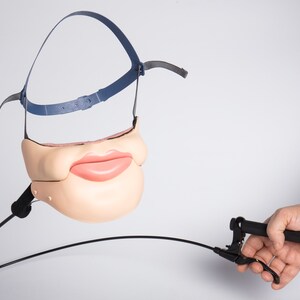 Ventriloquist Half-face Comedy Mask - Natural Lips - Etsy
