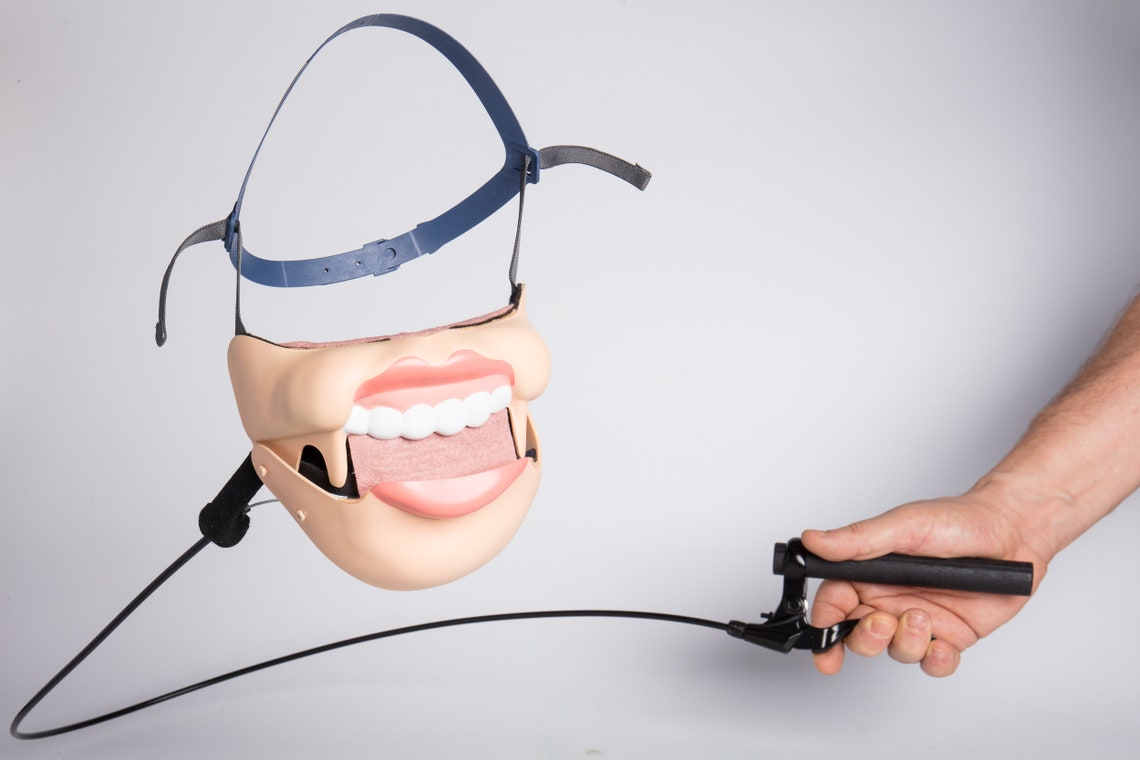 Ventriloquist Half-face Comedy Mask - Natural Lips - Etsy