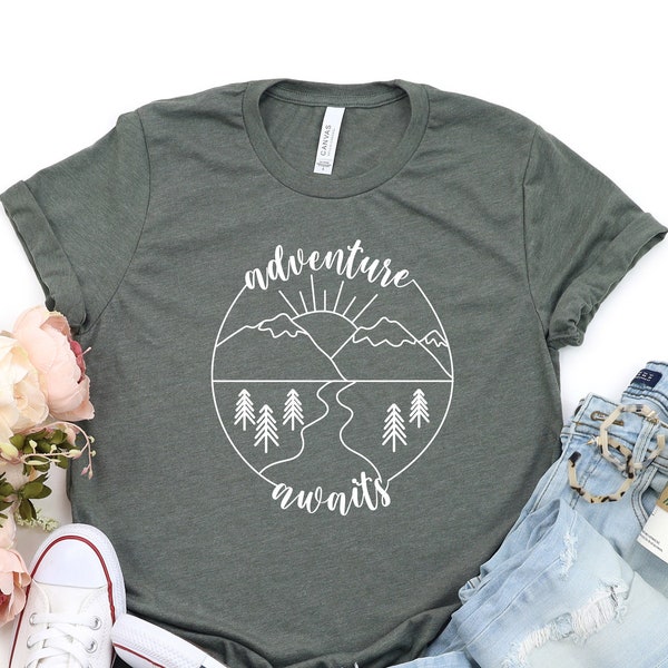 Personalized Adventure Awaits Shirt - Etsy
