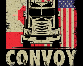 Trucker Convoy Svg | Etsy