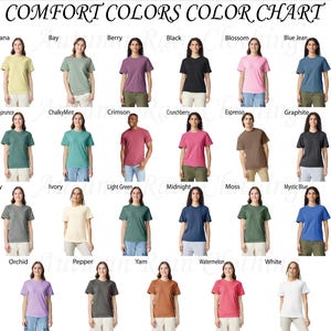 Comfort Colors Custom Photo T-shirt: Personalized Matching Team Shirts ...