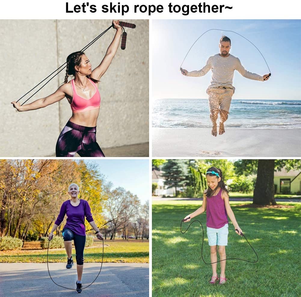 Professional Adjustable Steel Wire Jump Rope With Anti-slip - Etsy