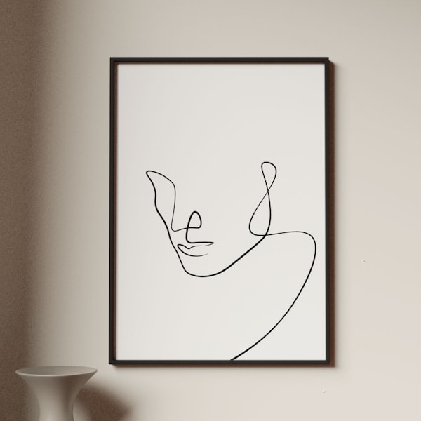 Abstract Line Art - Etsy