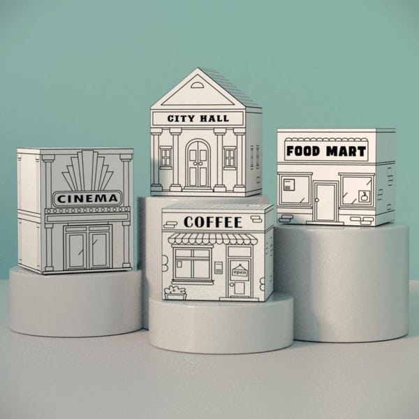 Paper City Models - Etsy