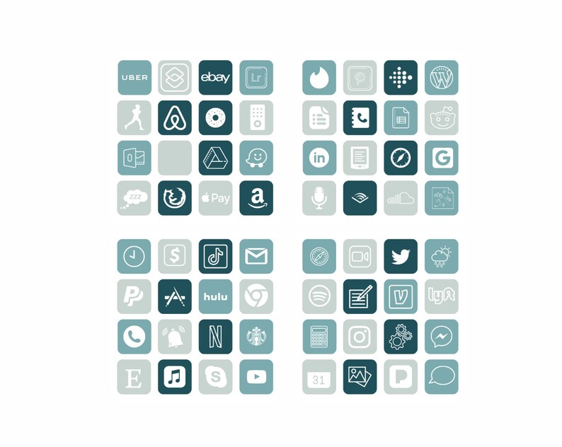 Winter Theme Version 3 iOS 14 App Icon Theme Pack | Etsy