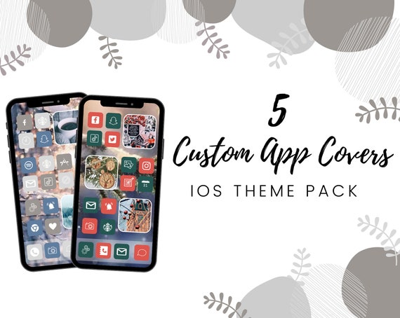 Add on Custom App Theme Add-on Pack Includes 5 App Covers | Etsy