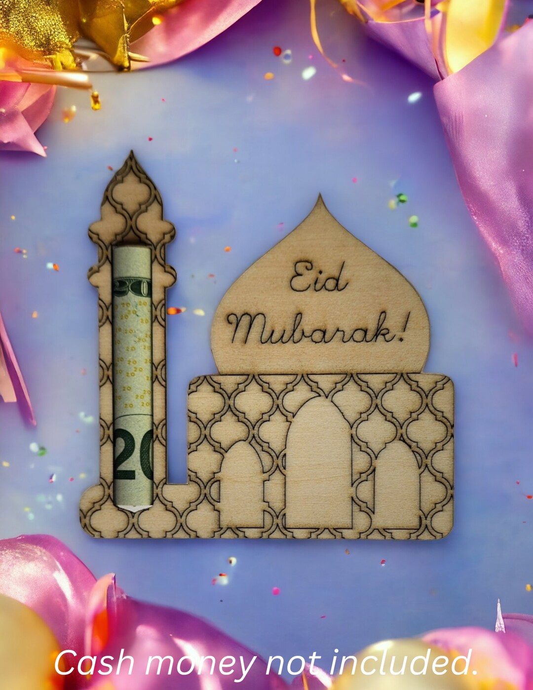 SET of (4) 4" Money Holder in Masjid Design for Eid Gift - Islamic ...