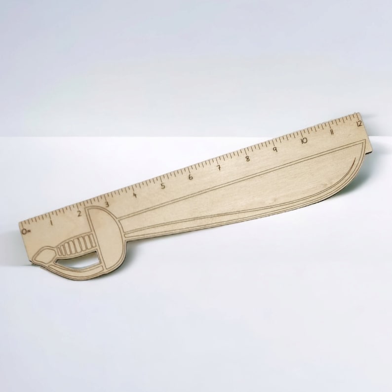 12" (30cm) Ruler - Sword Design - Unique Desk or School Supplies - Etsy