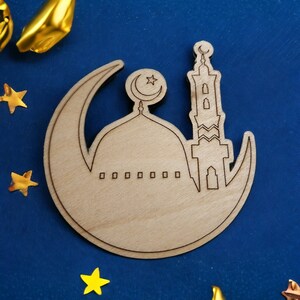 4 Islamic Masjid Cut-outs on 2mm Wood Ramadan or Eid Craft, Paint Art ...