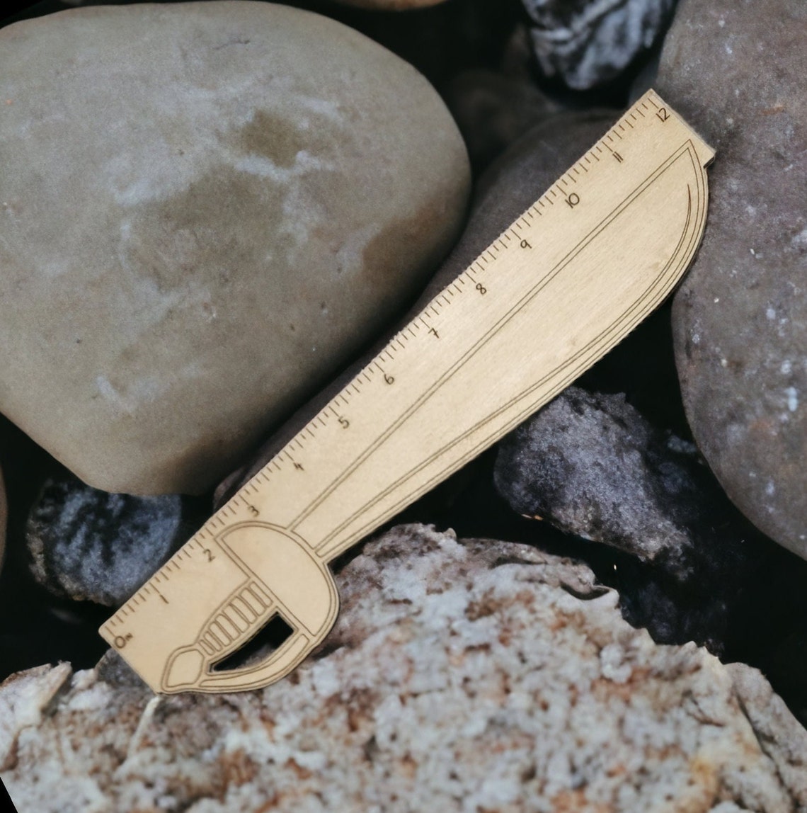 12" (30cm) Ruler - Sword Design - Unique Desk or School Supplies - Etsy