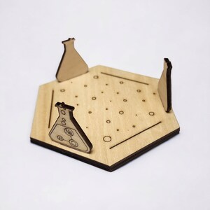 10 Chemistry Science Coasters With Optional Holder for Gift - Natural ...