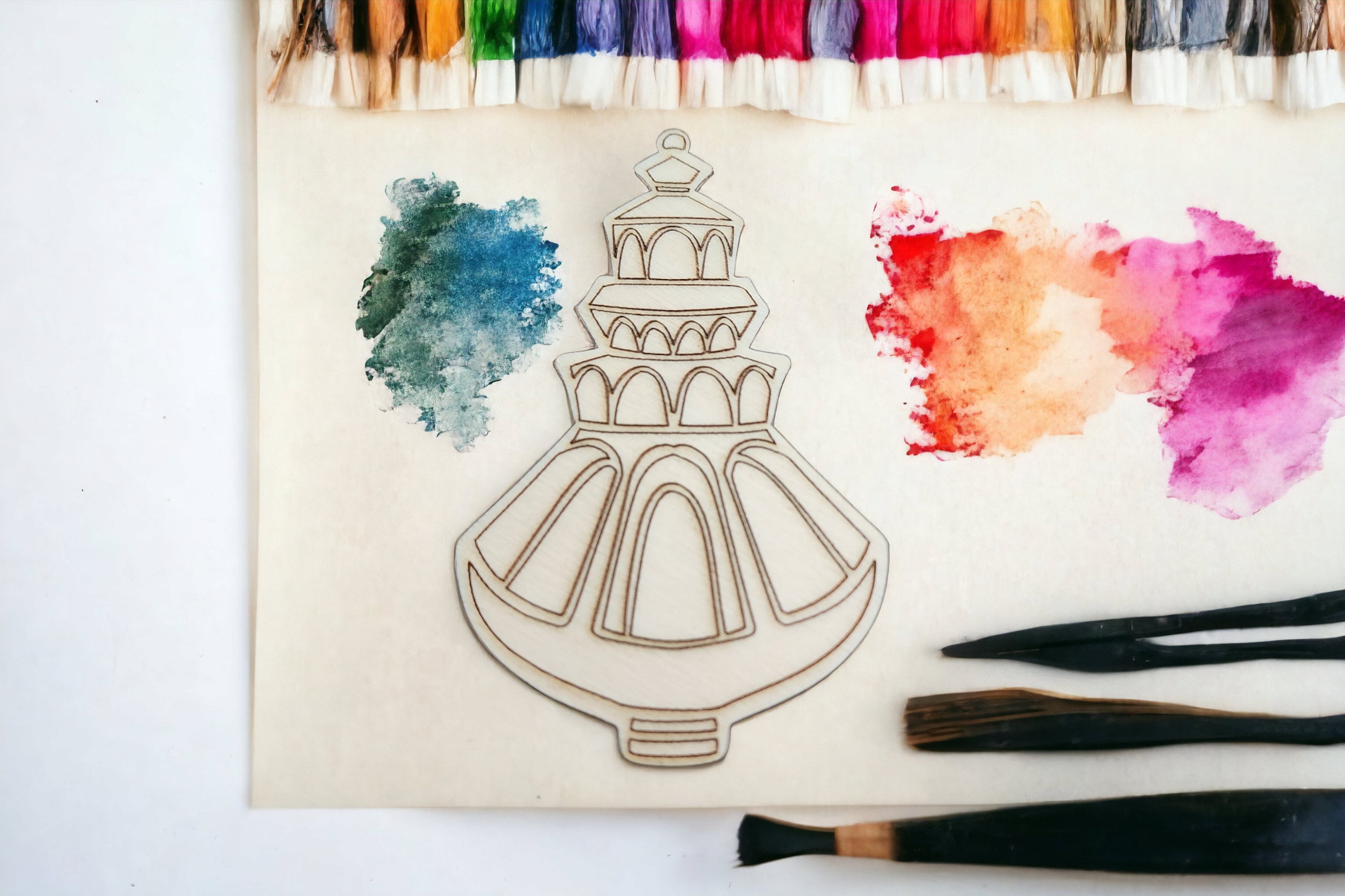 4 Islamic Cut-outs on 2mm Wood Ramadan or Eid Craft, Paint Art, DIY ...